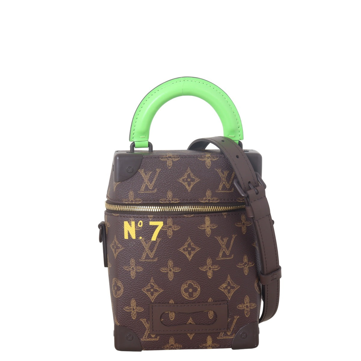 Louis Vuitton No.7 Trunk L'oeil Vintage Vertical Box Trunk Monogram ...