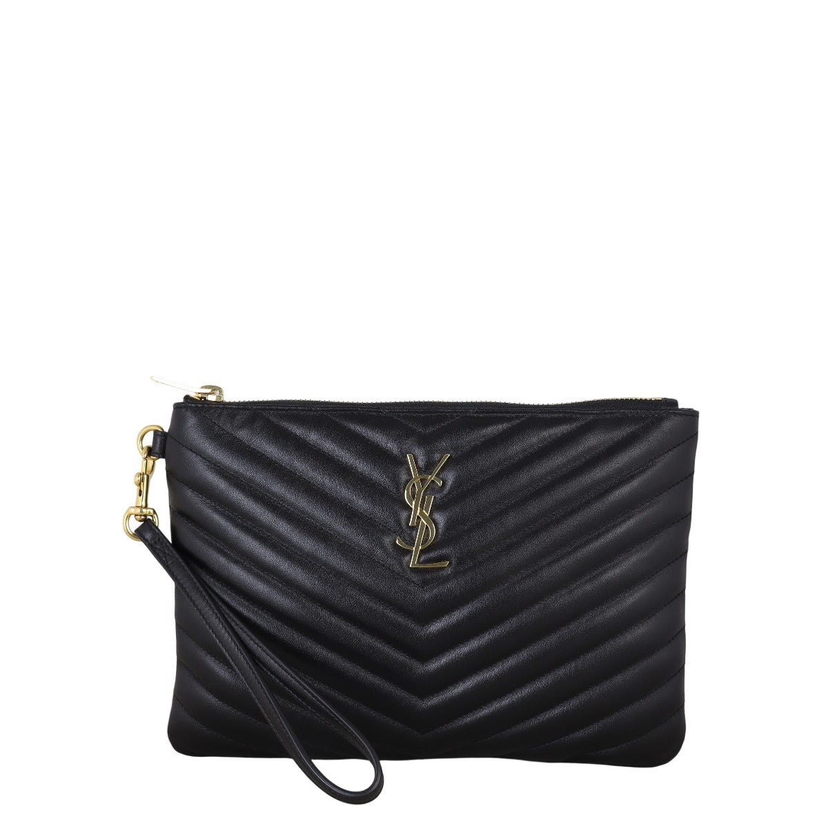 Saint Laurent Cassandre Monogram Matelasse Pouch – Luxe.It.Fwd