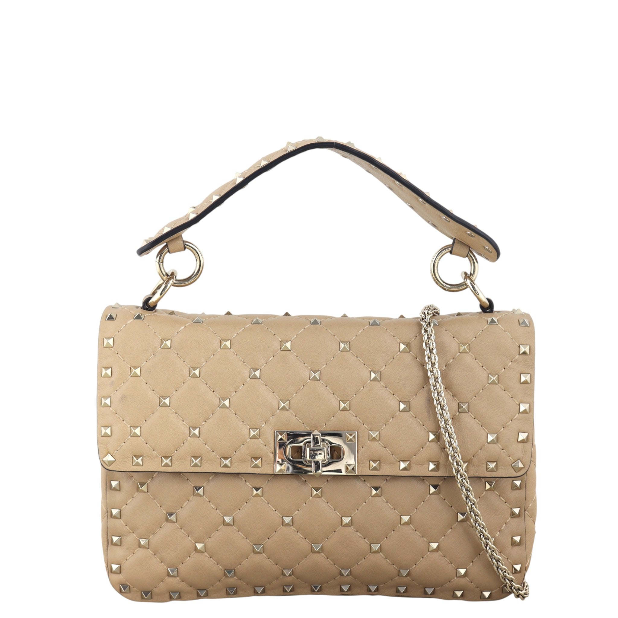 Valentino Rockstud Spike Medium Shoulder Bag – Luxe.It.Fwd