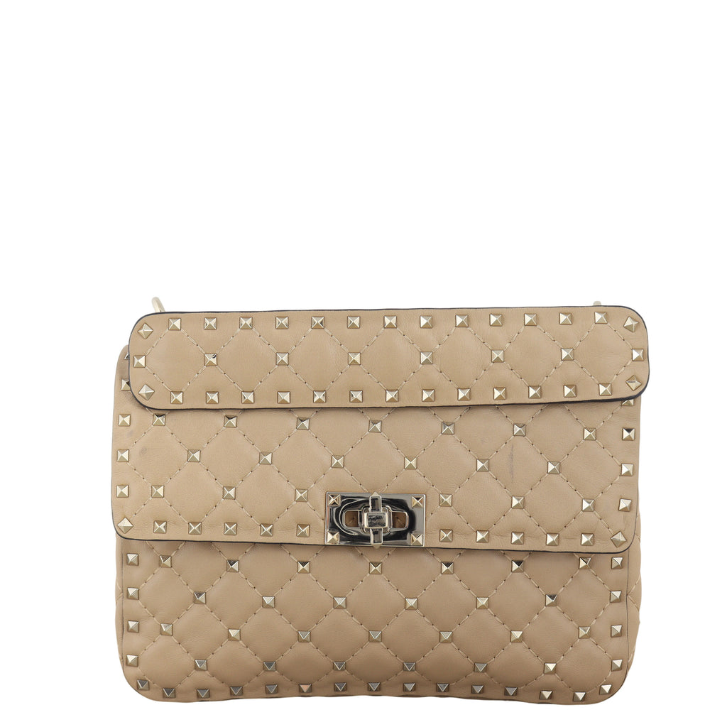 Valentino Rockstud Spike Medium Shoulder Bag – Luxe.It.Fwd