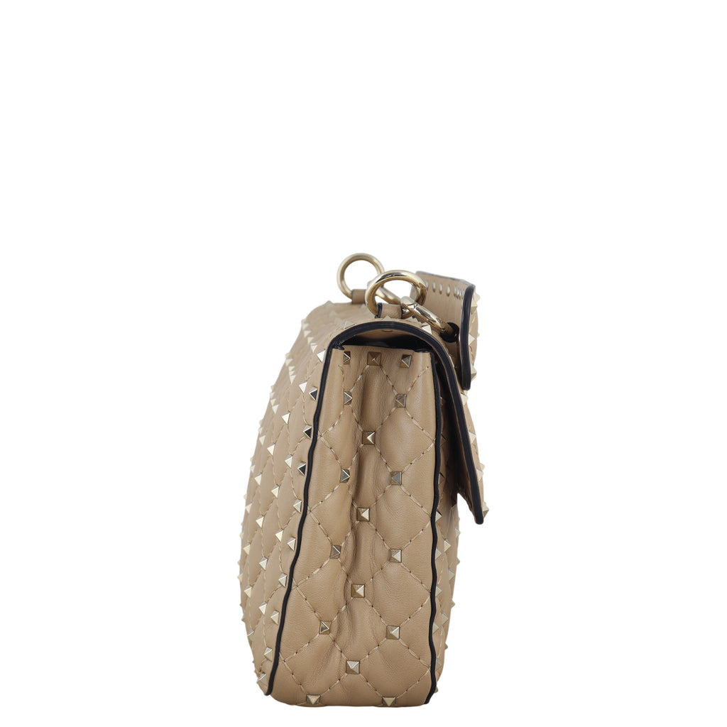 Valentino Rockstud Spike Medium Shoulder Bag – Luxe.It.Fwd