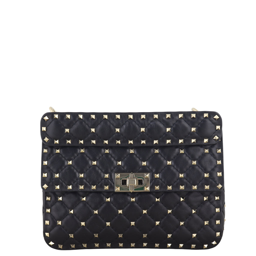 Valentino Rockstud Spike Medium Shoulder Bag – Luxe.It.Fwd