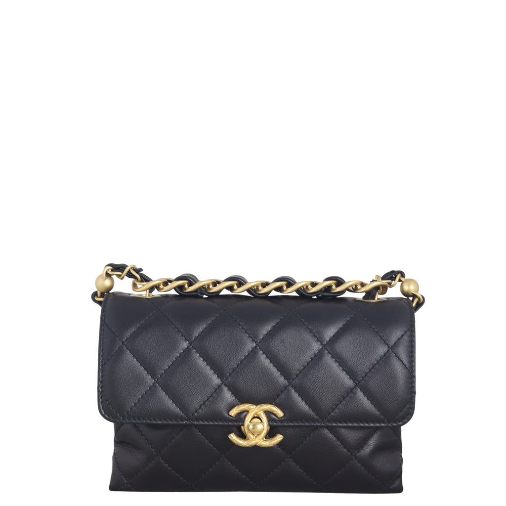 Chanel Chain Bar Top Handle Flap Bag – Luxe.It.Fwd