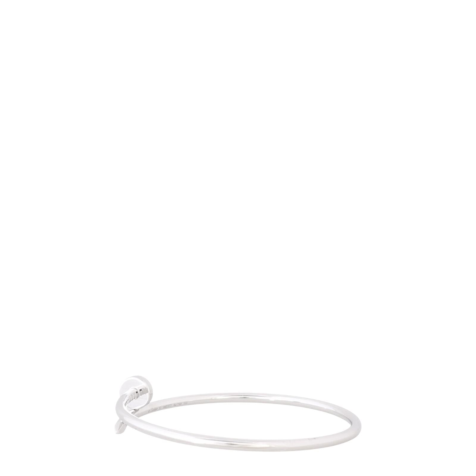 Cartier Juste un Clou Bracelet 18k White Gold Small – Luxe.It.Fwd