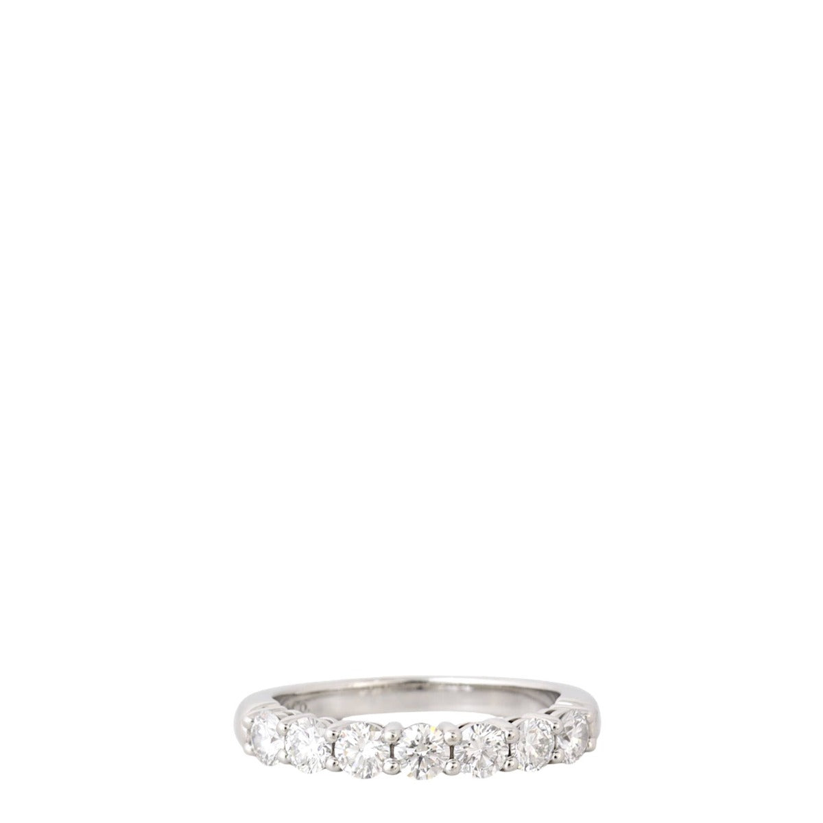 Tiffany & Co Forever Half Circle Diamond Platinum 3mm Ring – Luxe.It.Fwd