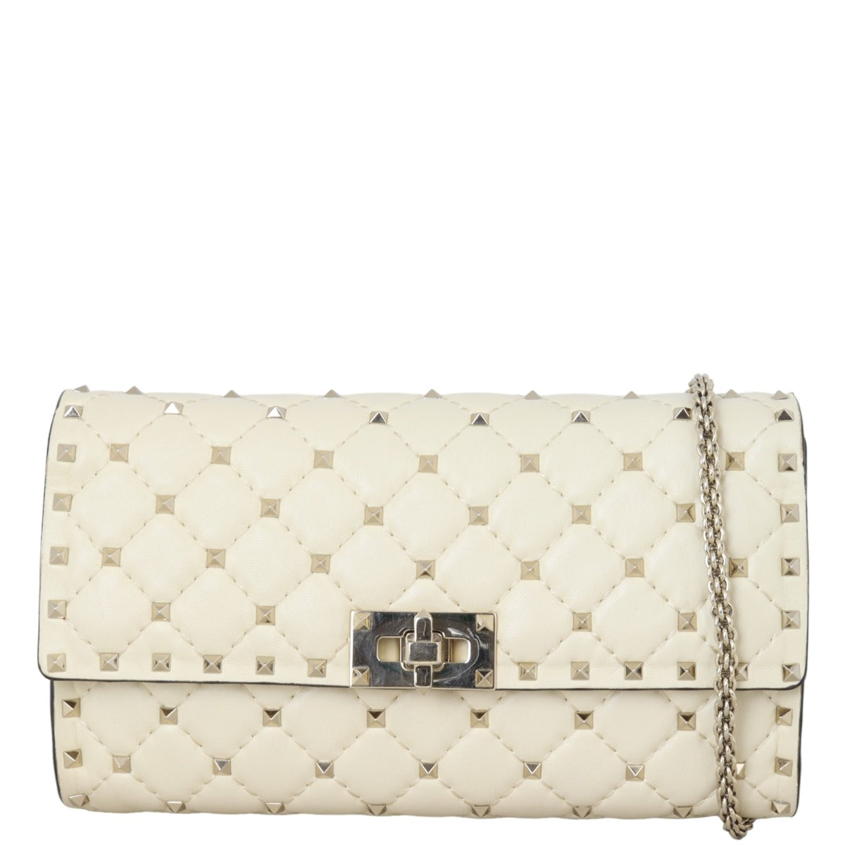 Valentino Rockstud Spike Wallet on Chain – Luxe.It.Fwd