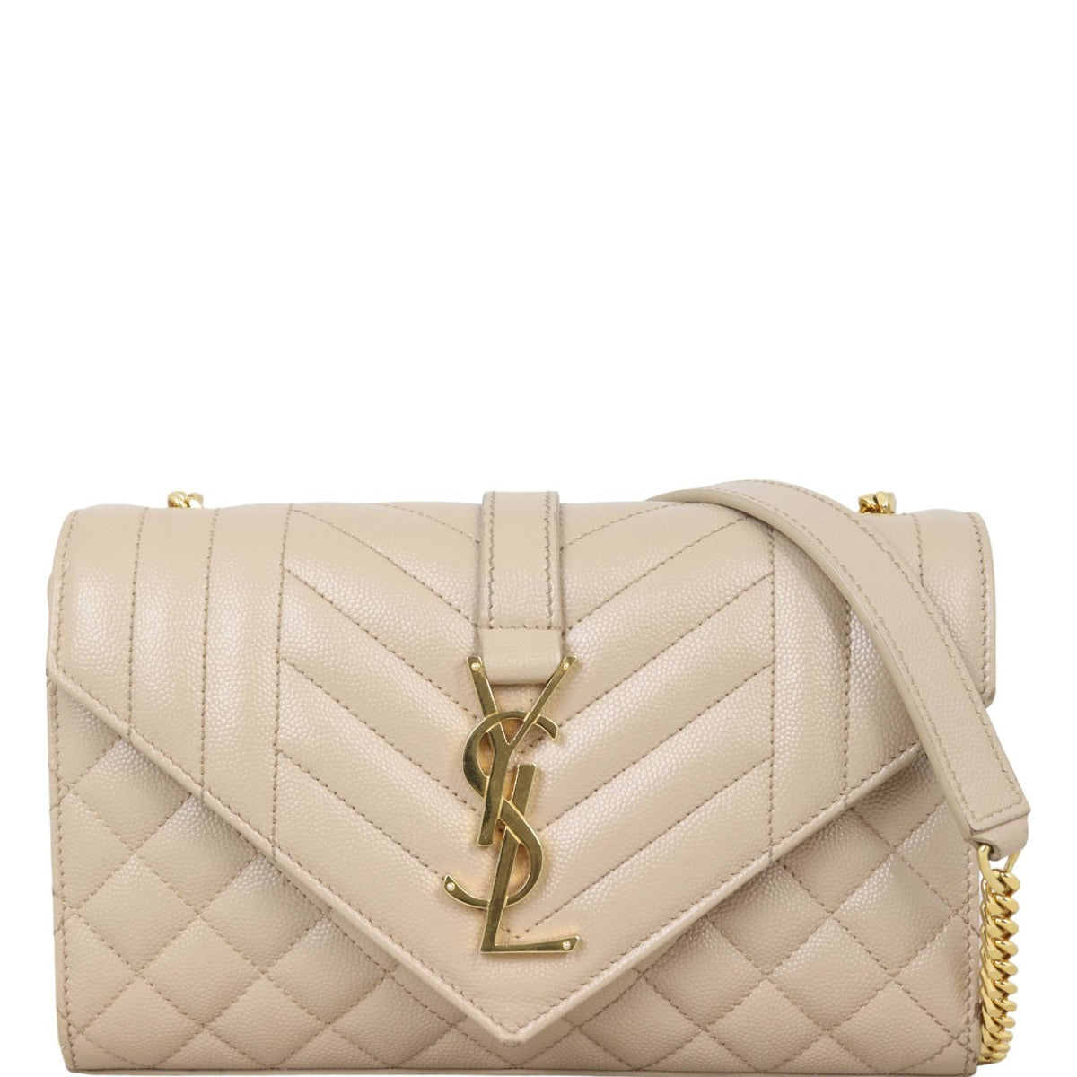 Saint Laurent Monogram Mix Matelasse Envelope Chain Bag Small – Luxe.It.Fwd