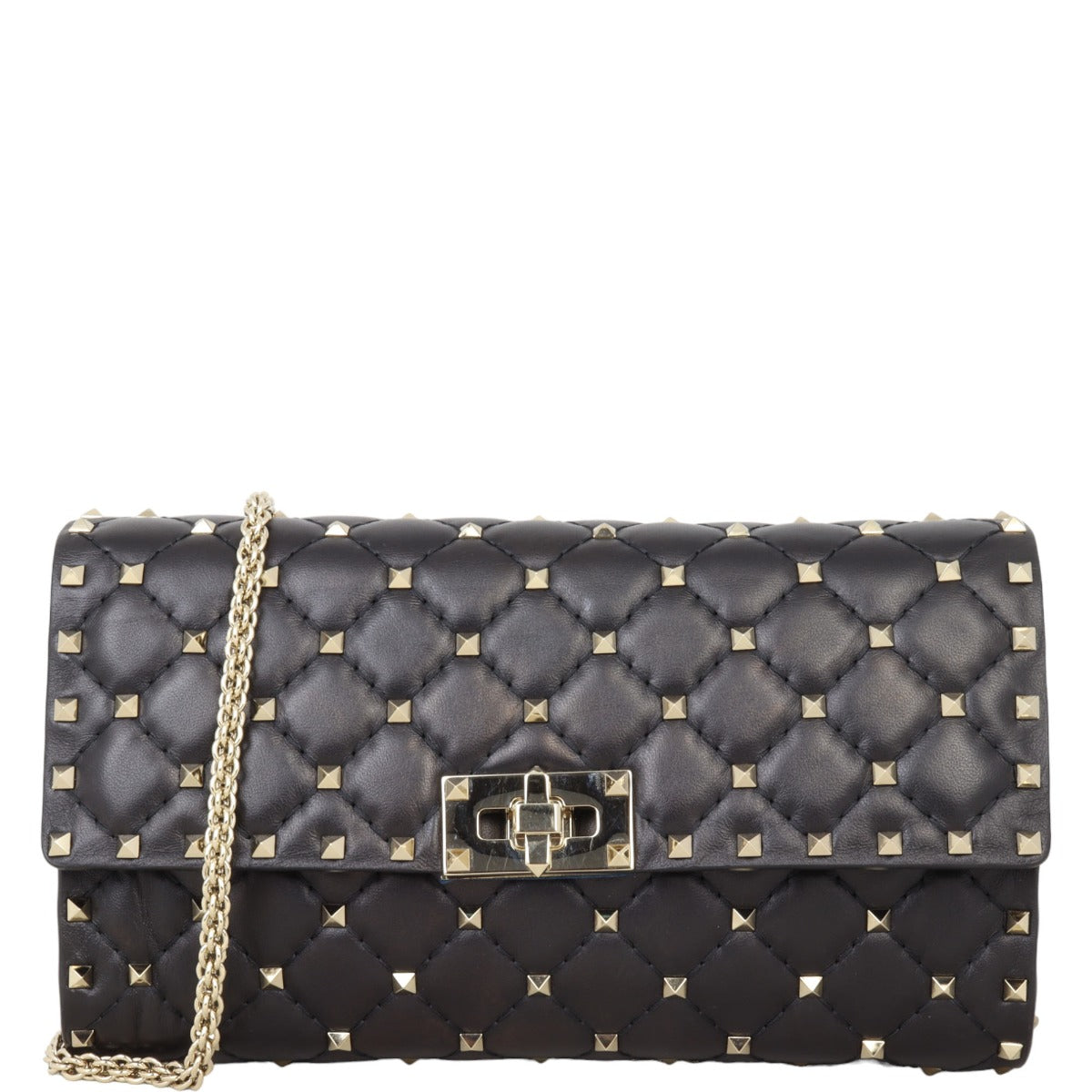 Valentino Rockstud Spike Wallet on Chain – Luxe.It.Fwd