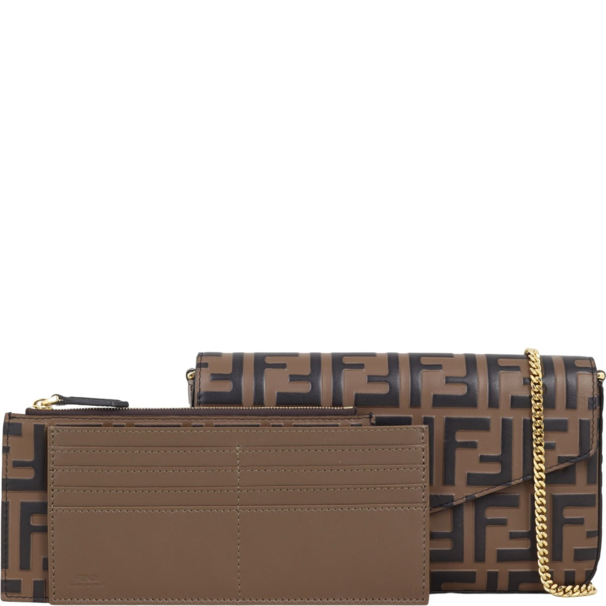 Fendi F is Fendi Wallet on Chain with Pouches – Luxe.It.Fwd