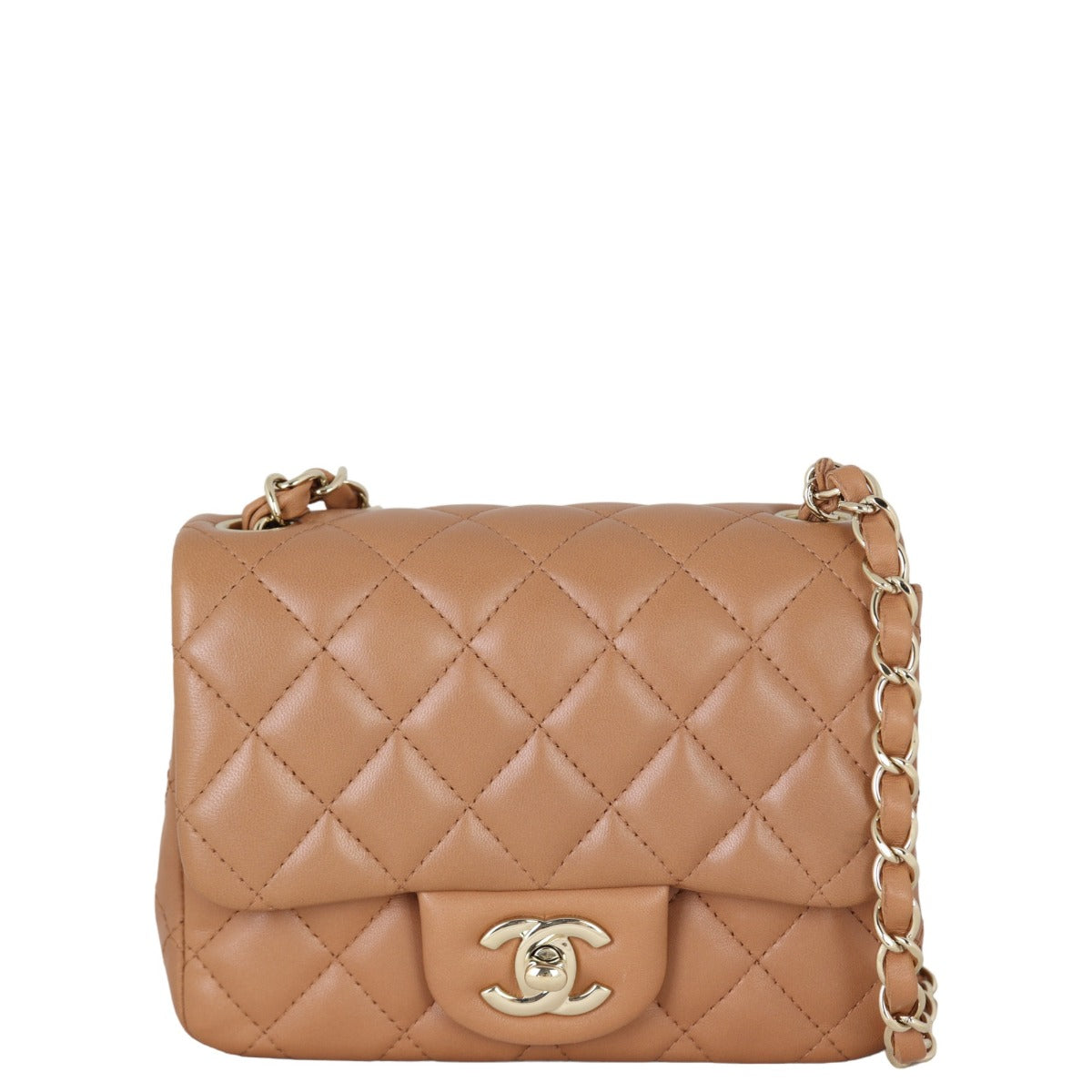Chanel Classic Flap Mini Square | Caramel – Luxe.It.Fwd