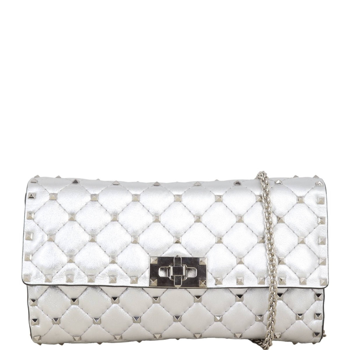 Valentino Rockstud Spike Wallet on Chain – Luxe.It.Fwd