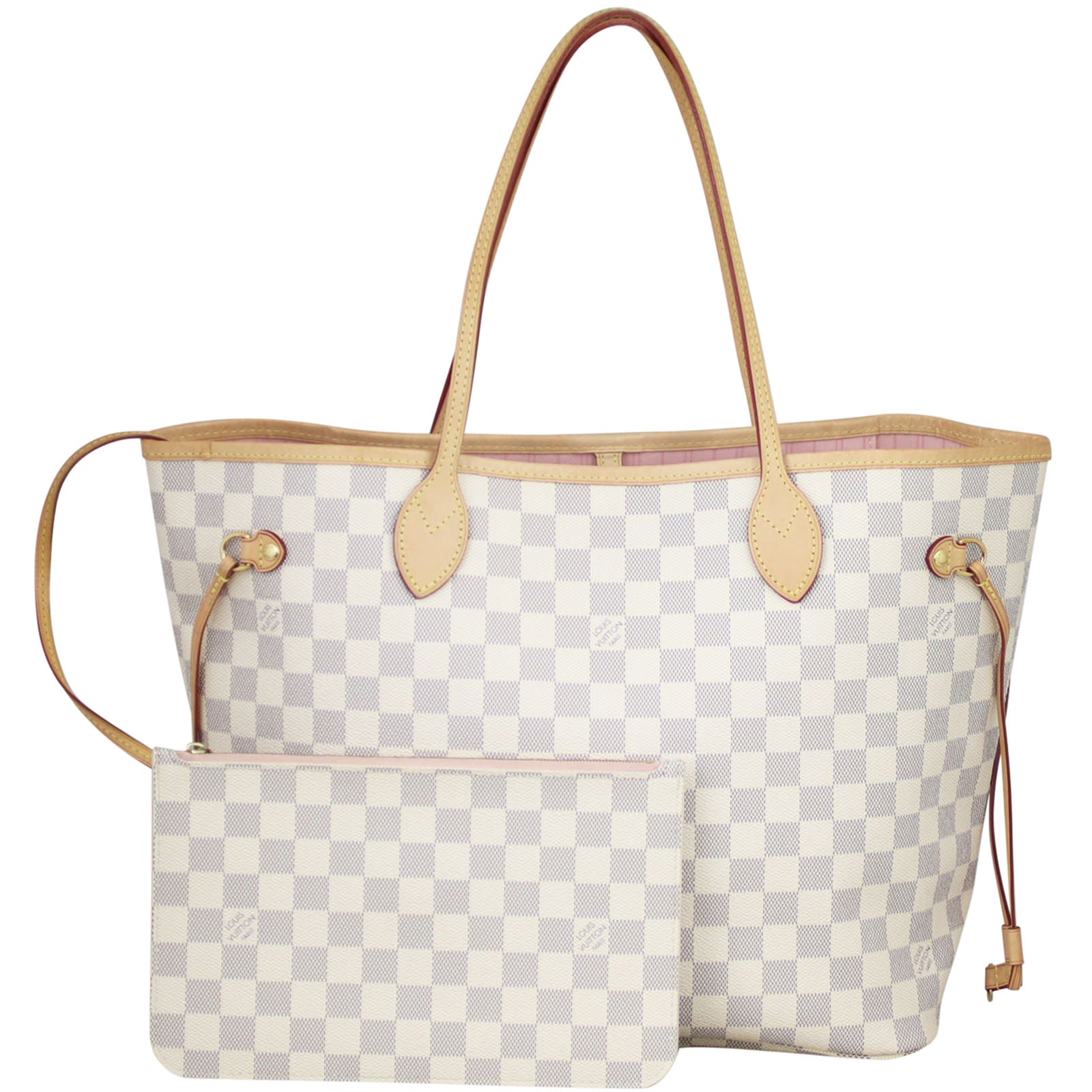 Louis Vuitton Neverfull MM Damier Azure Rose Ballerine – Luxe.It.Fwd